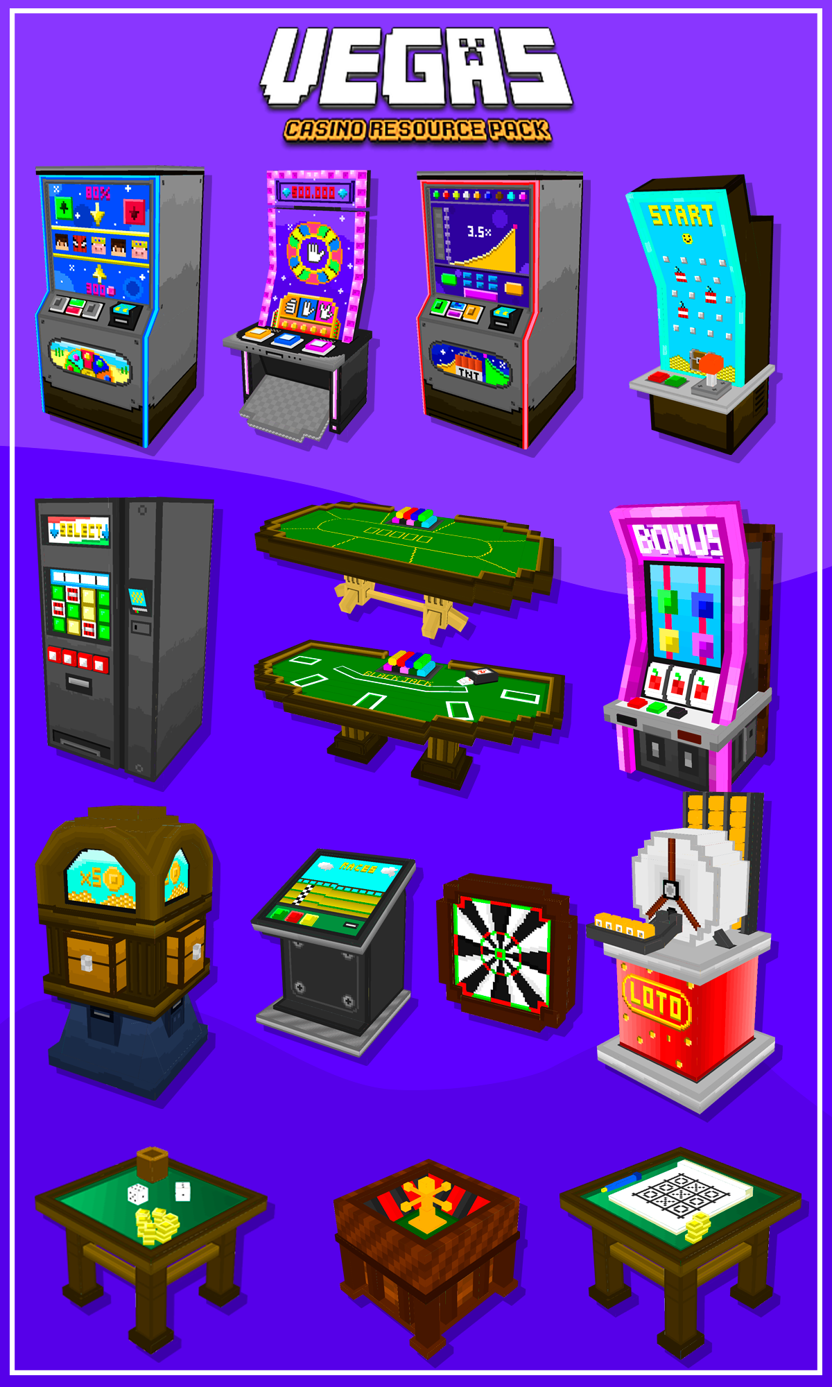 高级插件 - VEGAS | 维加斯 ⭐ 赌场插件 15种游戏模式 [1.12 - 1.20.4] | 我的世界Tinksp资源论坛