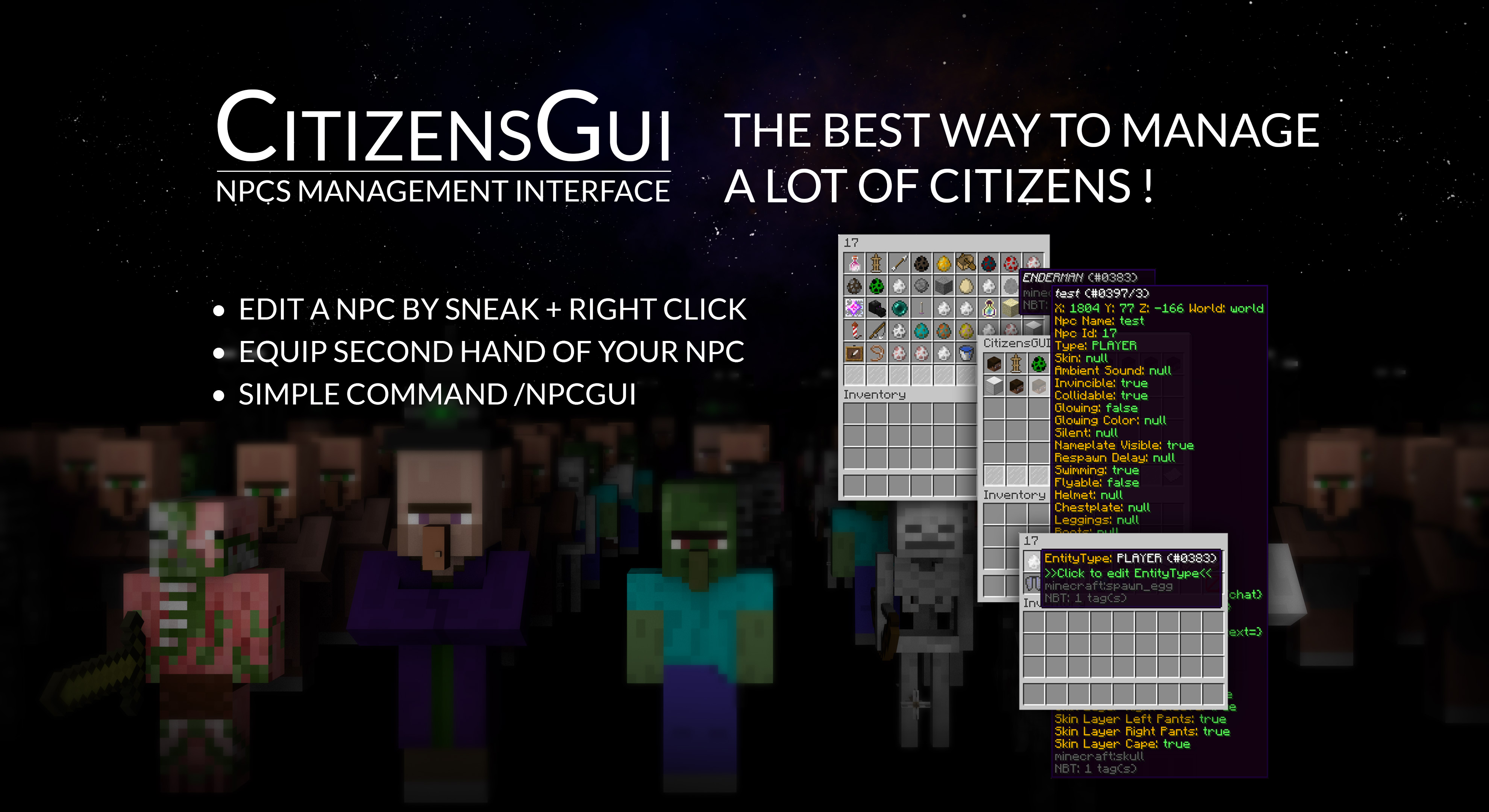 插件 - CitizensGUI - npc界面插件⭐可视设置面板⭐ | 我的世界Tinksp资源论坛