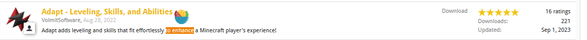 高级插件 - Adapt - 为原版玩法而设计 道具创造 成就自定义 | 我的世界Tinksp资源论坛