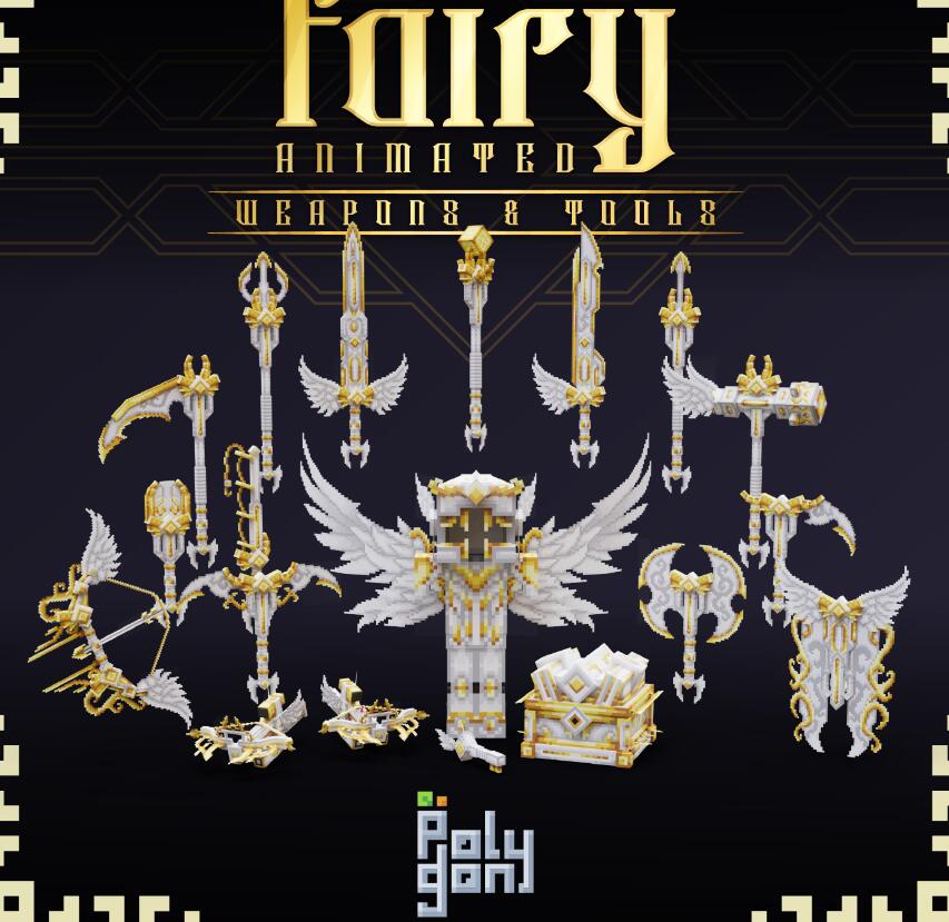 🎃模型 - Fairy Animated Weapons & Tools Set - 童话动画武器和工具套装 | 我的世界Tinksp资源论坛 我的世界插件 我的世界模型 我的世界中文论坛