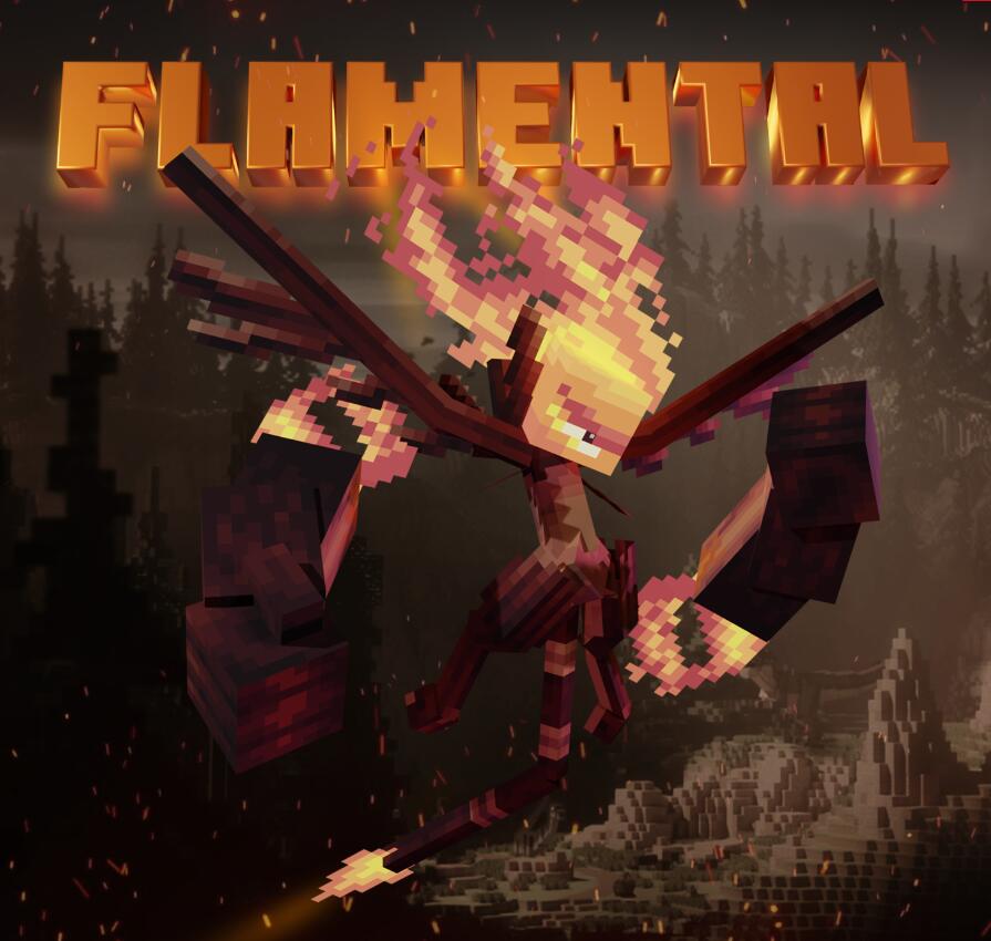 🎃模型 - Fire Elemental Boss - 火元素首领 ⭐ 超！高质量BOSS | 我的世界Tinksp资源论坛 我的世界插件 我的世界模型 我的世界中文论坛